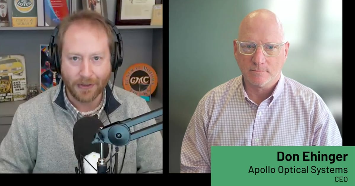 Apollo Optical Systems - AutoSens InCabin Interview